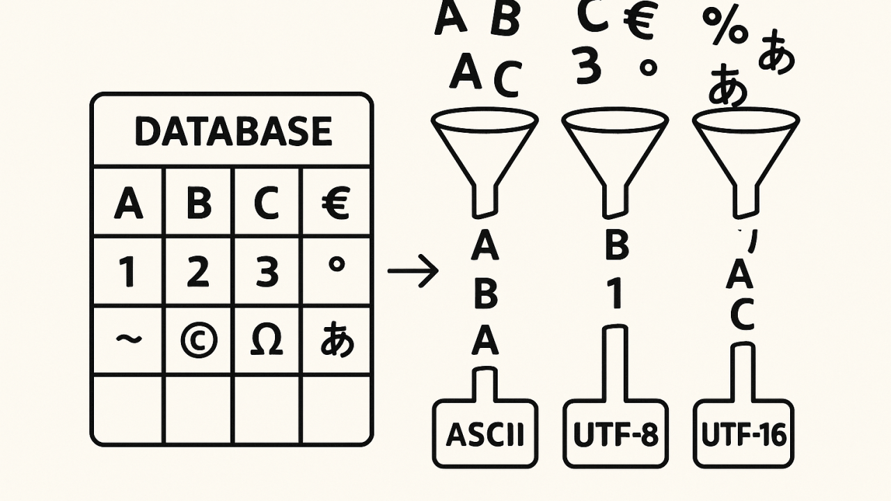 Character Encoding Issues in Databases Character Encoding Issues in Databases