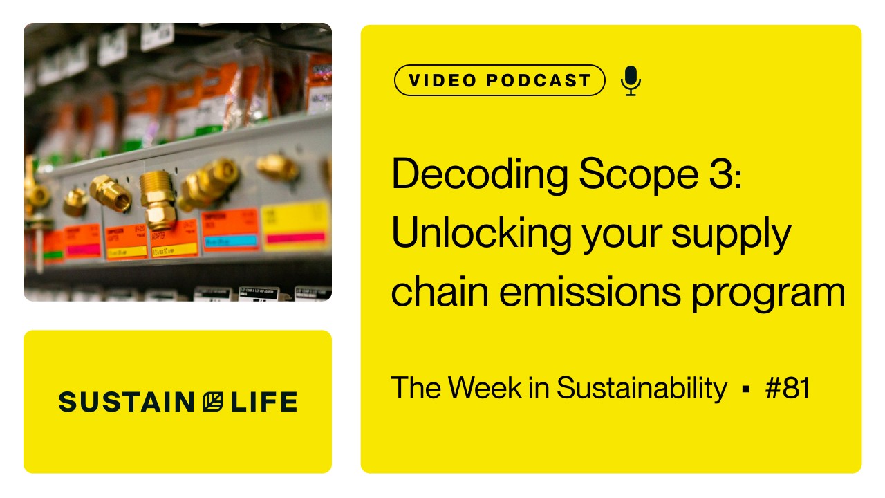 Decoding Scope 3: Unlocking your supply chain emissions program Decoding Scope 3: Unlocking your supply chain emissions program