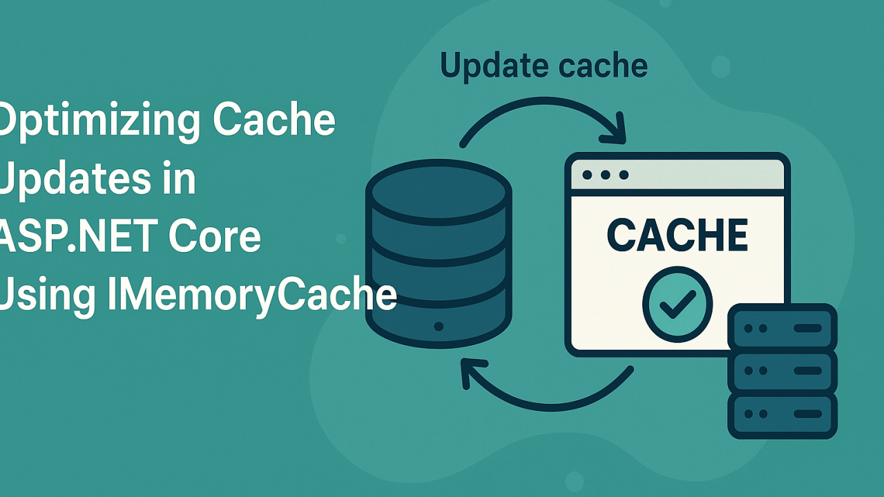 Optimizing Cache Updates in ASP.NET Core Using IMemoryCache Optimizing Cache Updates in ASP.NET Core Using IMemoryCache