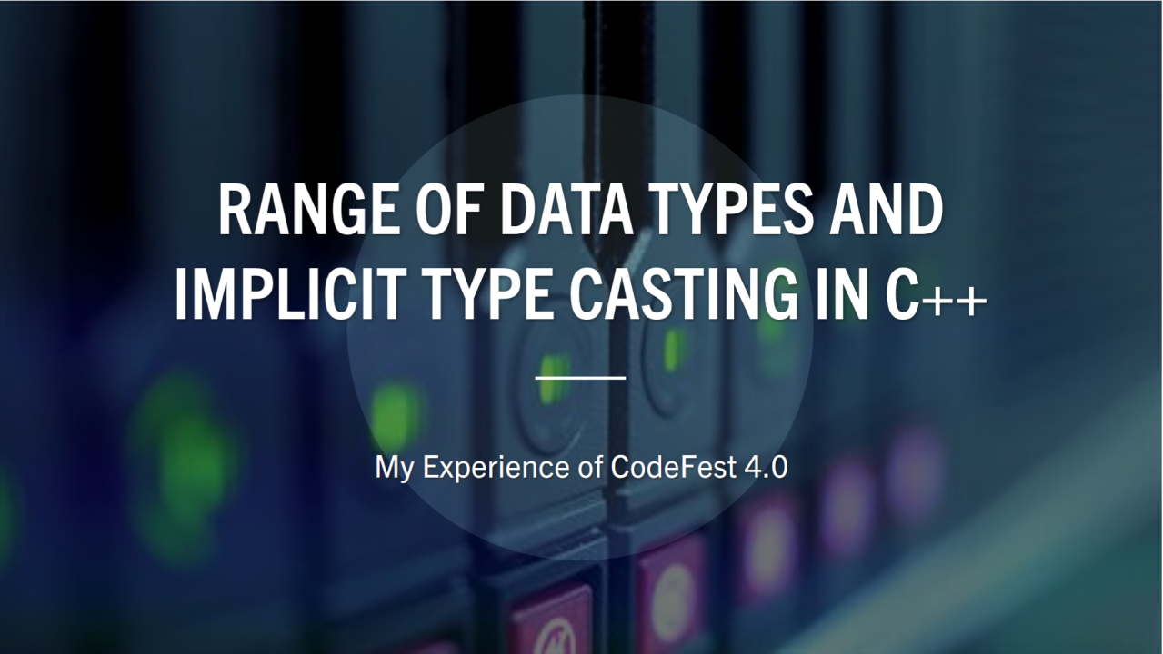 Implicit Type Casting Implicit Type Casting