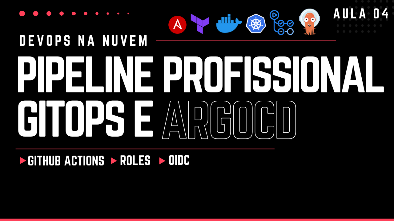 Aula 4/4: Pipeline Profissional na AWS (EKS) com GitOps e ArgoCD Aula 4/4: Pipeline Profissional na AWS (EKS) com GitOps e ArgoCD