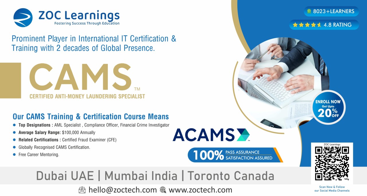 The Power of CAMS Certification in Anti-Money Laundering The Power of CAMS Certification in Anti-Money Laundering