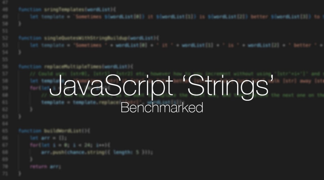 JavaScript string JavaScript string