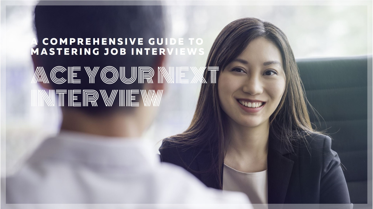 Mastering the Job Interview: A Comprehensive Guide Mastering the Job Interview: A Comprehensive Guide