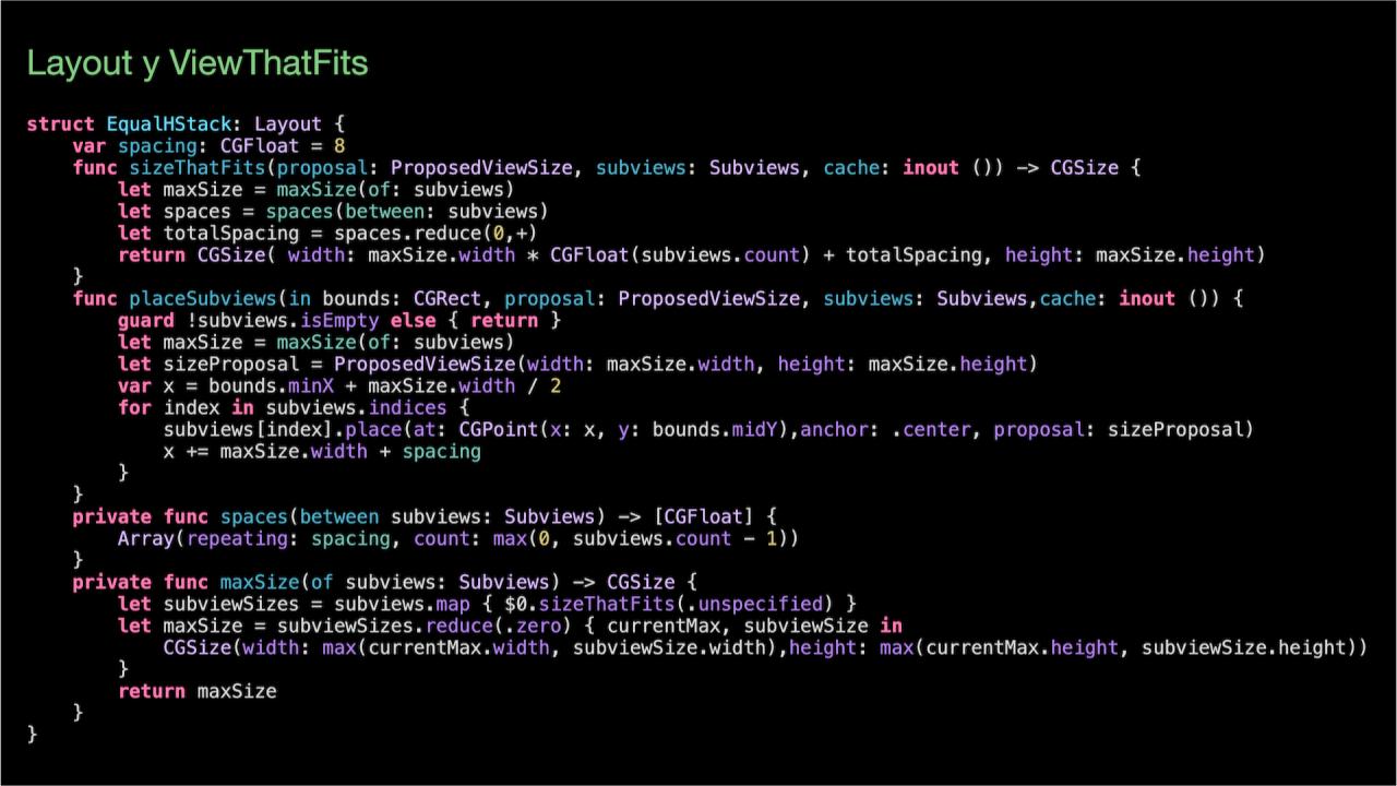 Layout y ViewThatFits Layout y ViewThatFits