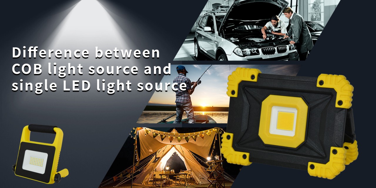 Difference between COB light source and single LED light source Difference between COB light source and single LED light source