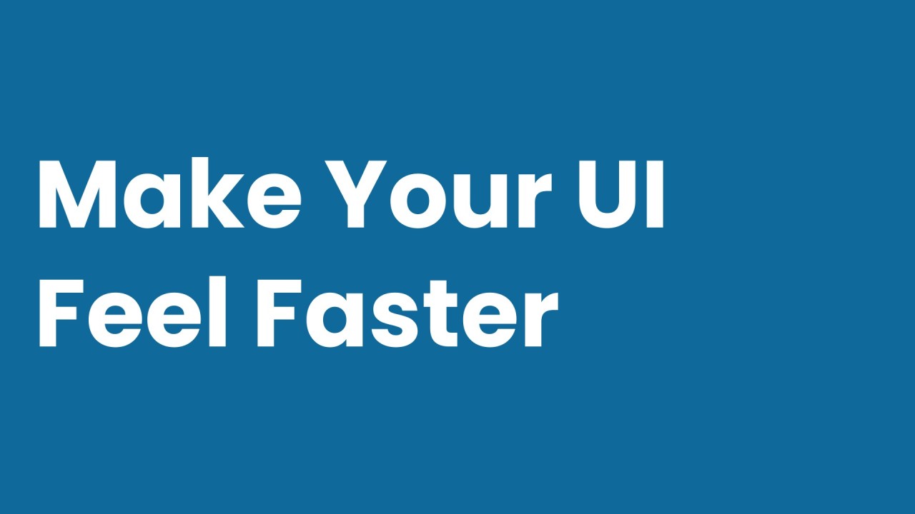 Understanding Optimistic UI Understanding Optimistic UI