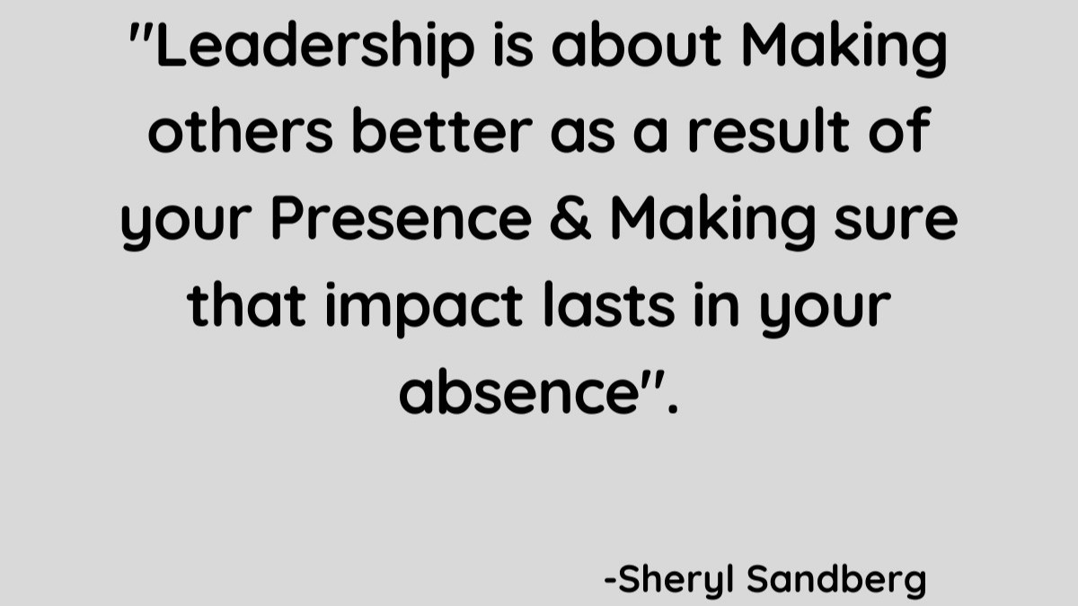 Leadership That Lasts: Creating an Enduring Impact Leadership That Lasts: Creating an Enduring Impact