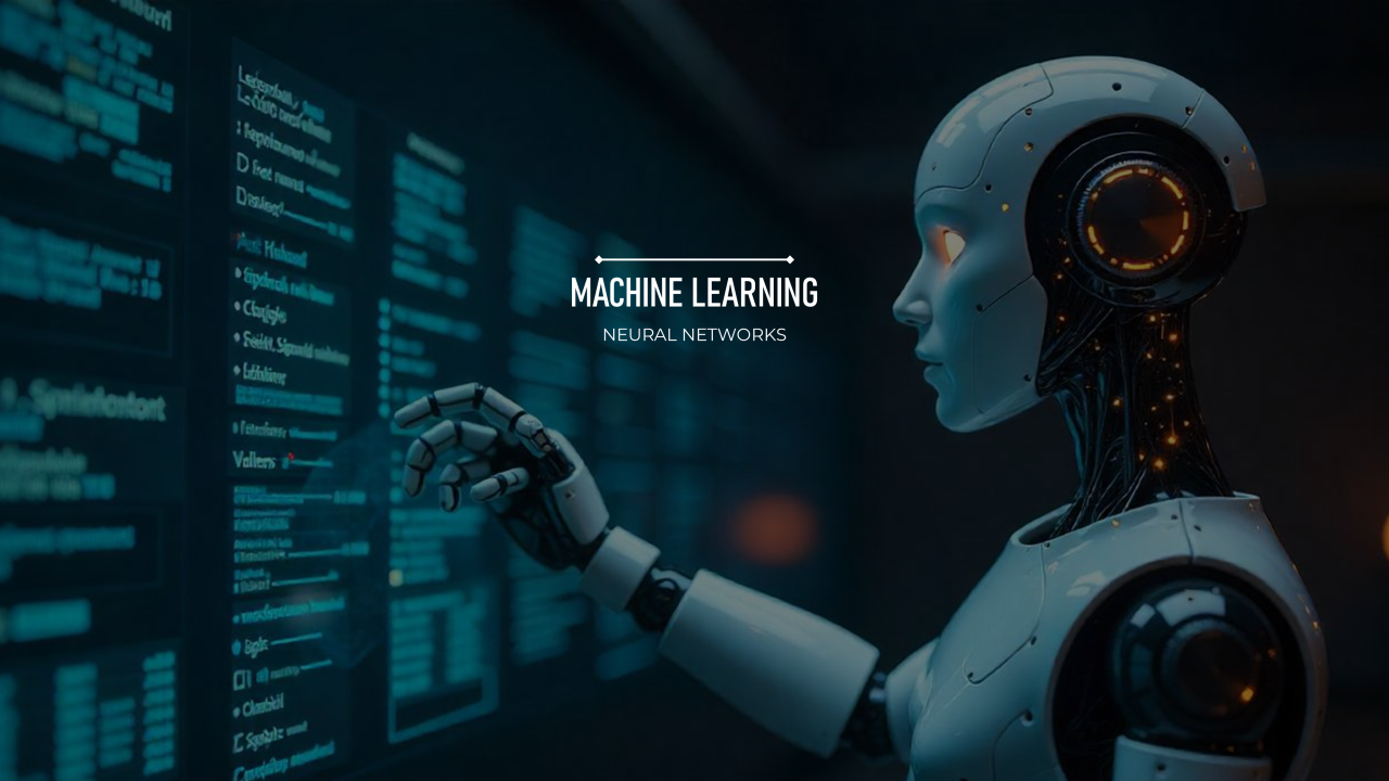 Machine Learning: Neural Networks - Part 1 Machine Learning: Neural Networks - Part 1