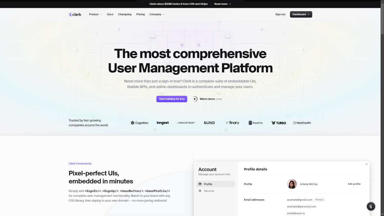 Simplifying Web App Authentication with Clerk Simplifying Web App Authentication with Clerk