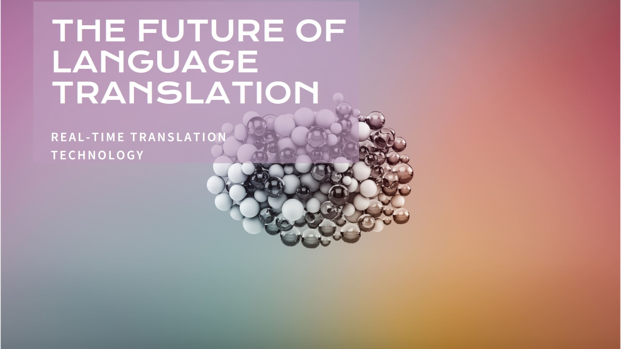 The Future of Real-Time Language Translation The Future of Real-Time Language Translation