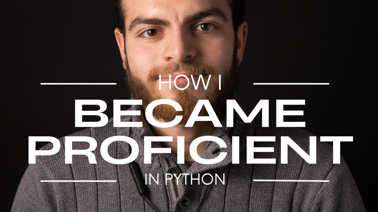How I Became Proficient in Python Programming How I Became Proficient in Python Programming