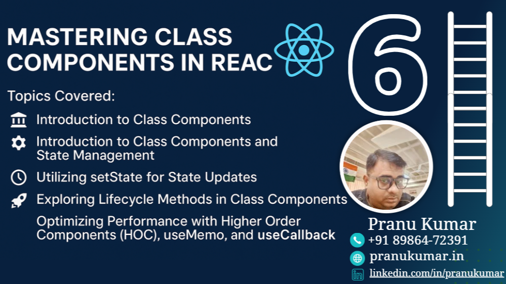 🚀 Mastering Class Components in React: State, Lifecycle, and ... 🚀 Mastering Class Components in React: State, Lifecycle, and ...