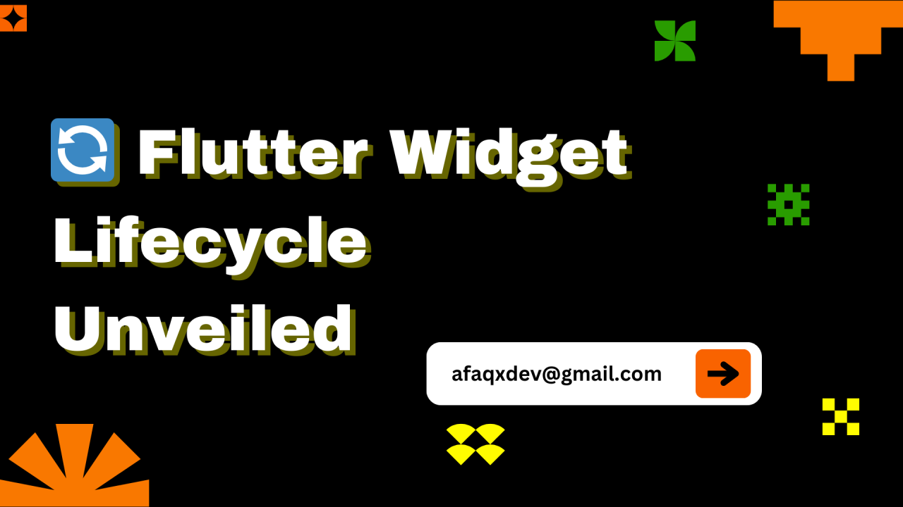 🔄 Flutter Widget Lifecycle Unveiled 🔄 Flutter Widget Lifecycle Unveiled