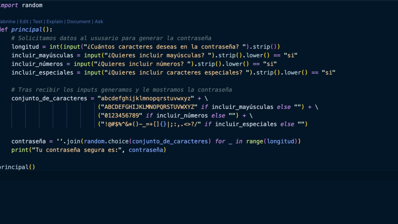 🚀 Nuevo Proyecto: Generador de Contraseñas Aleatorias en Python 🔐 🚀 Nuevo Proyecto: Generador de Contraseñas Aleatorias en Python 🔐