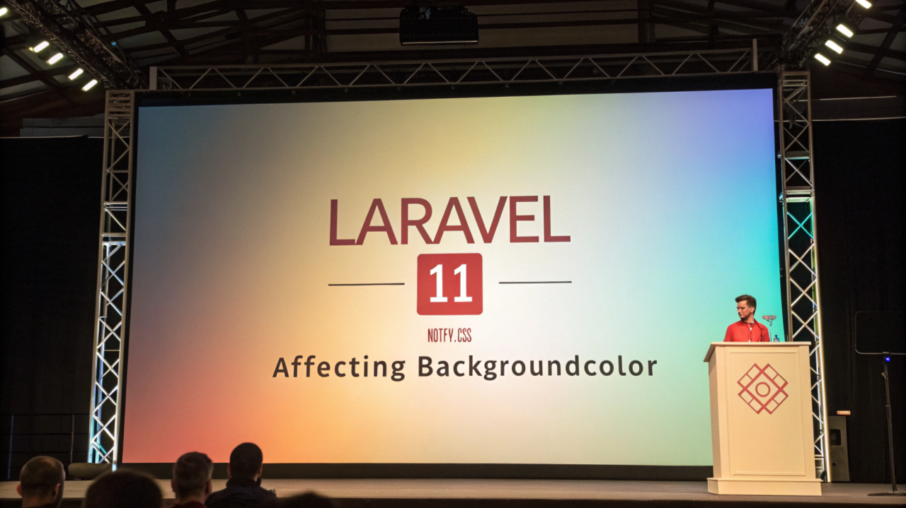 Laravel 11 notify.css Affecting Background Color: How to Fix It Laravel 11 notify.css Affecting Background Color: How to Fix It