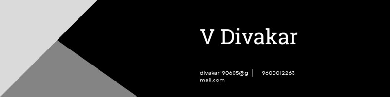 Divakar V - Aspiring Web & Software Developer | Building Skills in HTML ... Divakar V - Aspiring Web & Software Developer | Building Skills in HTML ...