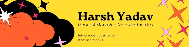 Harsh Yadav - Chief at Storymonk International - Monk Industries | LinkedIn Harsh Yadav - Chief at Storymonk International - Monk Industries | LinkedIn