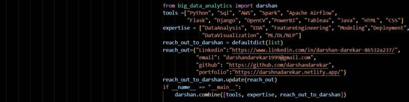 Darshan Darekar - Python Data Engineer - SEQURETEK | LinkedIn Darshan Darekar - Python Data Engineer - SEQURETEK | LinkedIn