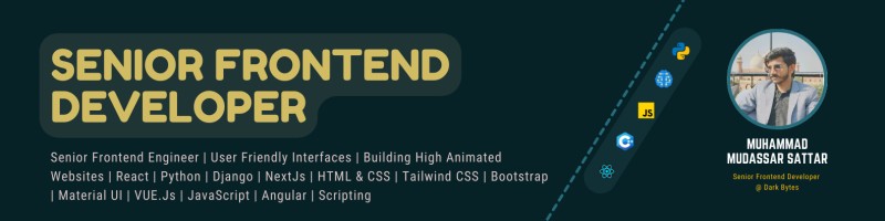 Muhammad Mudassar Sattar - Front End Engineer | Back End Developer ... Muhammad Mudassar Sattar - Front End Engineer | Back End Developer ...