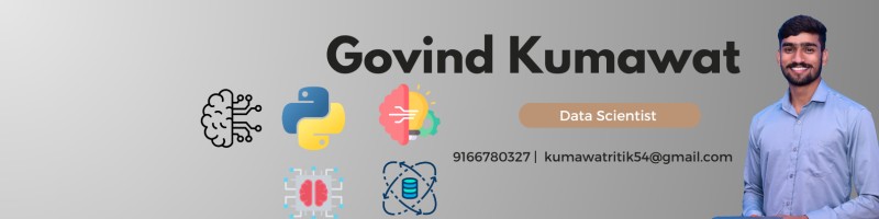 Govind Kumawat - Data Scientist - Upflairs Pvt Ltd | LinkedIn Govind Kumawat - Data Scientist - Upflairs Pvt Ltd | LinkedIn