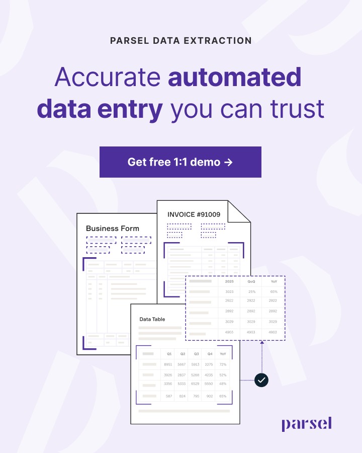 Parsel on LinkedIn: Parsel | Tabular data extraction for your PDFs Parsel on LinkedIn: Parsel | Tabular data extraction for your PDFs