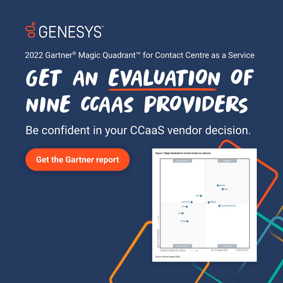 Genesys on LinkedIn: 2022 Leader in CCaaS Magic Quadrant Gartner | Genesys Genesys on LinkedIn: 2022 Leader in CCaaS Magic Quadrant Gartner | Genesys