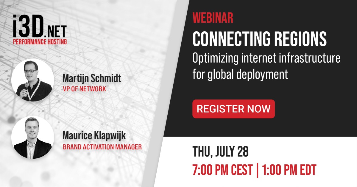 i3D.net on LinkedIn: Join us live where our VP of Network explains how ... i3D.net on LinkedIn: Join us live where our VP of Network explains how ...