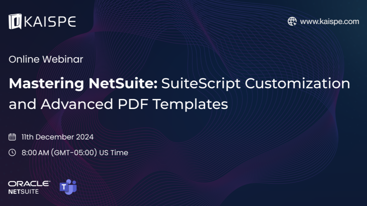 Mastering NetSuite Customization: SuiteScript Development and Advanced ... Mastering NetSuite Customization: SuiteScript Development and Advanced ...