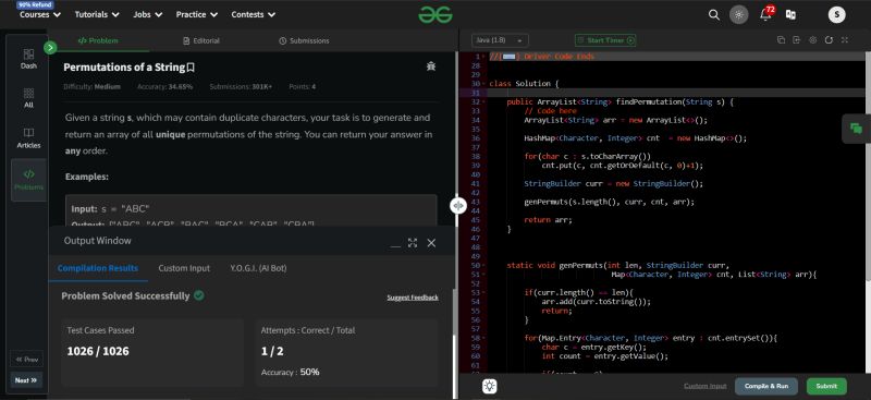 #dsa #codingjourney #backtracking #permutations #java #geeksforgeeks ... #dsa #codingjourney #backtracking #permutations #java #geeksforgeeks ...