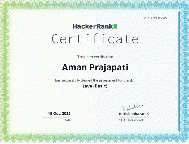 #java #codingjourney #hackerrank | Aman Prajapati #java #codingjourney #hackerrank | Aman Prajapati