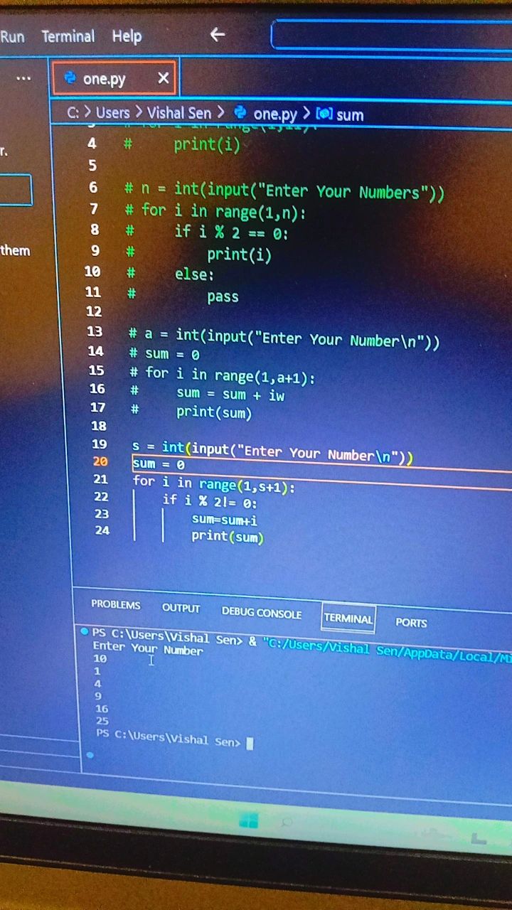 VISHAL SEN on LinkedIn: #python #programming #loops #handsonlearning # ... VISHAL SEN on LinkedIn: #python #programming #loops #handsonlearning # ...
