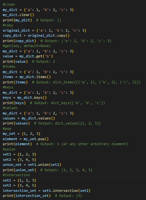 Learn about dictionaries and sets in Python | Arpit Ghosh posted on the ... Learn about dictionaries and sets in Python | Arpit Ghosh posted on the ...