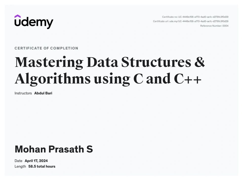 Mohan Prasath on LinkedIn: #datastructures #algorithms #cpp #coding # ... Mohan Prasath on LinkedIn: #datastructures #algorithms #cpp #coding # ...