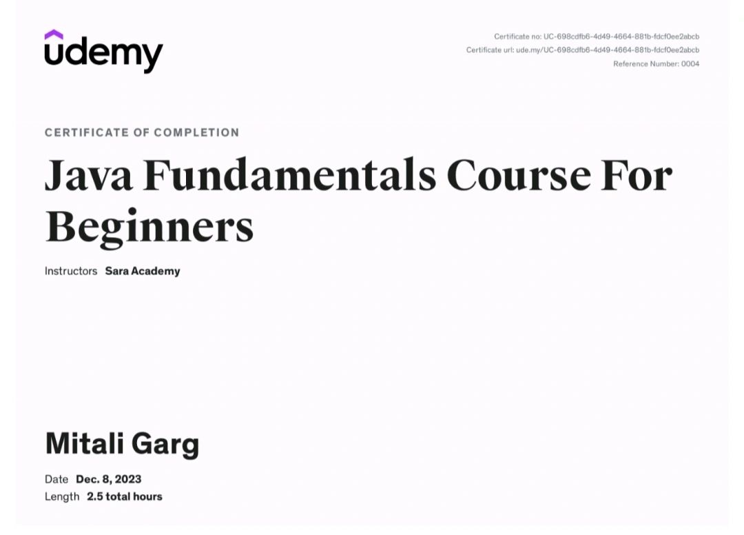 Mitali Garg on LinkedIn: #digital #opportunities #tech #java #language ... Mitali Garg on LinkedIn: #digital #opportunities #tech #java #language ...