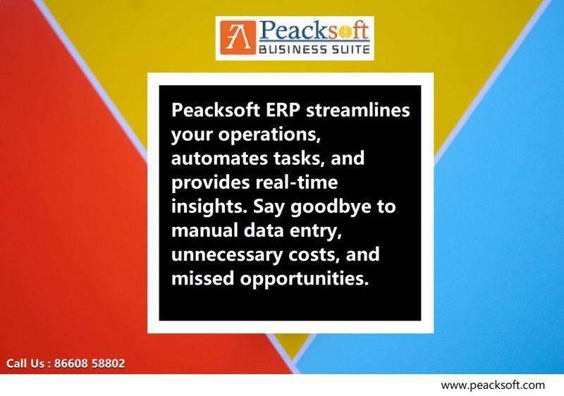 Peacksoft ERP Software on LinkedIn: Peacksoft ERP streamlines your ... Peacksoft ERP Software on LinkedIn: Peacksoft ERP streamlines your ...