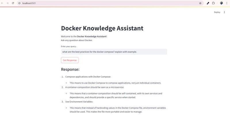 #ai #docker #chromadb #rag #streamlit #dataengineering #datascience ... #ai #docker #chromadb #rag #streamlit #dataengineering #datascience ...