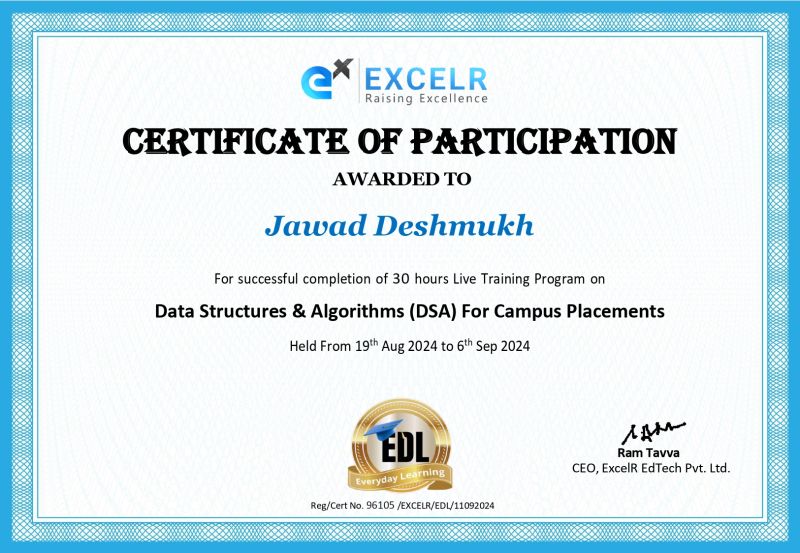 Jawad Deshmukh on LinkedIn: #dsa #datastructures #algorithms # ... Jawad Deshmukh on LinkedIn: #dsa #datastructures #algorithms # ...