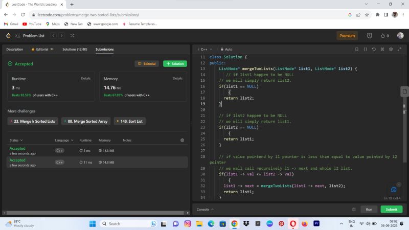 Hariom kumar on LinkedIn: #leetcode #dsachallenge #day5 #coding Hariom kumar on LinkedIn: #leetcode #dsachallenge #day5 #coding