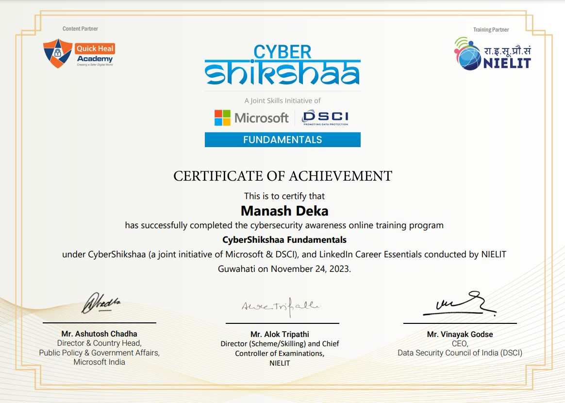 Manash Deka on LinkedIn: #cybersecurityawareness # ... Manash Deka on LinkedIn: #cybersecurityawareness # ...