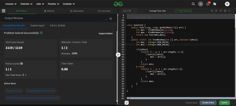 Pravin Singh on LinkedIn: #java #dsa #codingjourney #arrays # ... Pravin Singh on LinkedIn: #java #dsa #codingjourney #arrays # ...