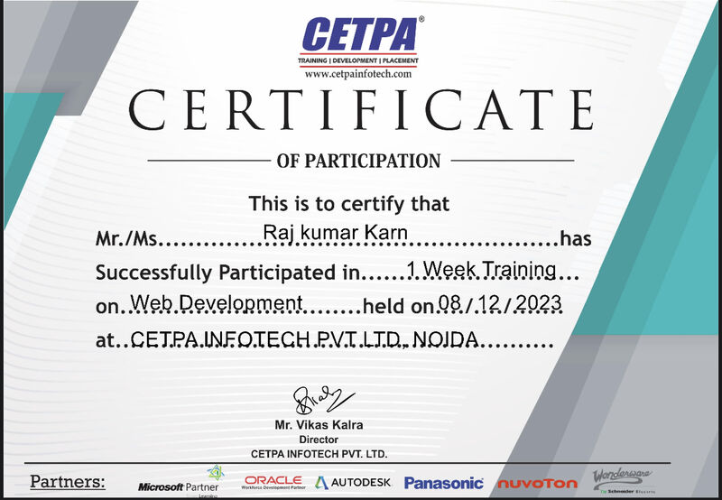 Raj Kumar Karn on LinkedIn: Hello everyone , I am very delighted to ... Raj Kumar Karn on LinkedIn: Hello everyone , I am very delighted to ...