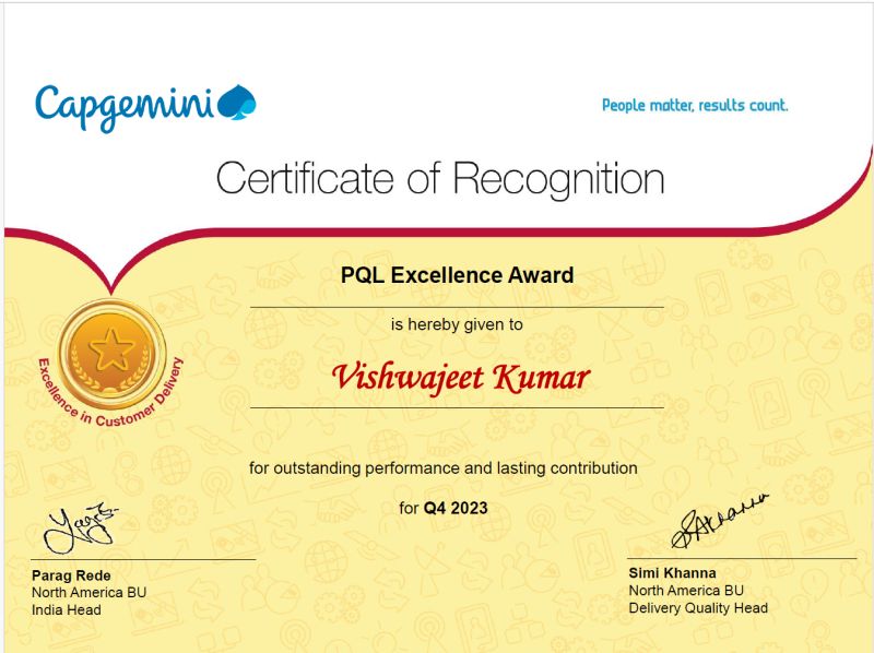Vishwajeet Kumar on LinkedIn: I’m happy to share that I have been ... Vishwajeet Kumar on LinkedIn: I’m happy to share that I have been ...