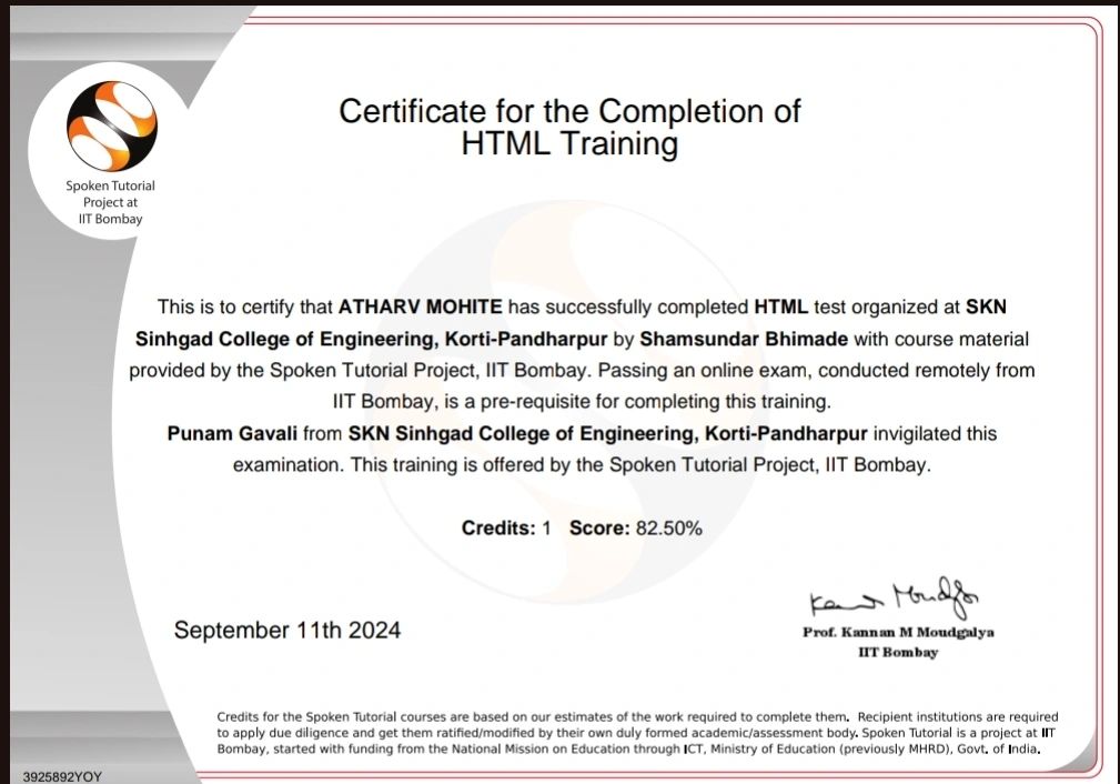 Atharv Mohite on LinkedIn: #html #webdevelopment #frontend # ... Atharv Mohite on LinkedIn: #html #webdevelopment #frontend # ...
