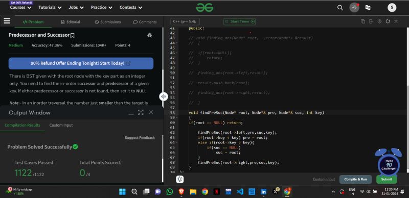 Sourabh Singh on LinkedIn: #100daysofdsa #codingjourney #tiet # ... Sourabh Singh on LinkedIn: #100daysofdsa #codingjourney #tiet # ...