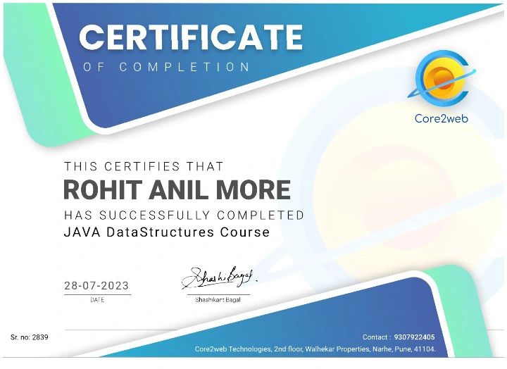 Rohit More on LinkedIn: #java #corejava #jvm #core2web #dsa #software Rohit More on LinkedIn: #java #corejava #jvm #core2web #dsa #software