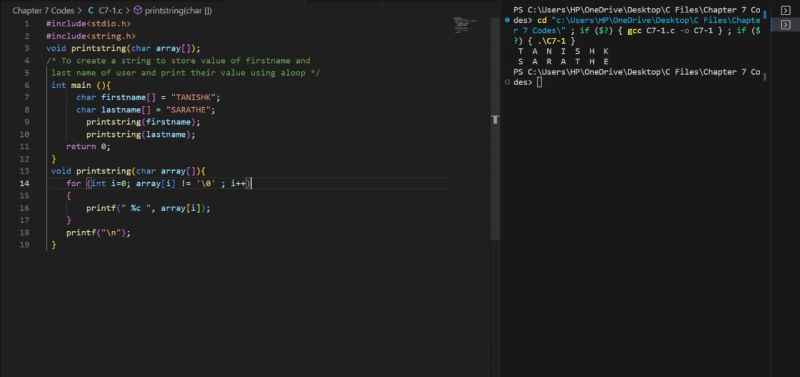 Tanishk Sarathe on LinkedIn: #strings #coding #c Tanishk Sarathe on LinkedIn: #strings #coding #c