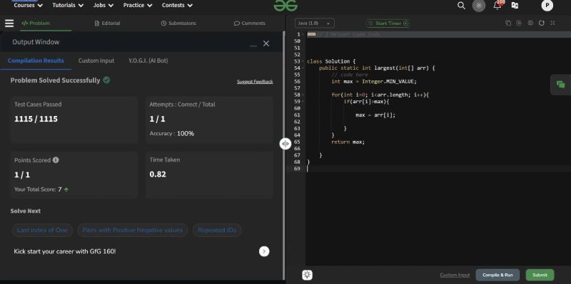 Prerna Mouray on LinkedIn: #dsa #codingjourney #arrays #problemsolving Prerna Mouray on LinkedIn: #dsa #codingjourney #arrays #problemsolving