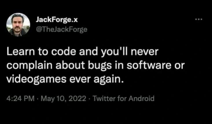 Zuhaib Asif on LinkedIn: #bug #code #programming #developer #zuhaibasif Zuhaib Asif on LinkedIn: #bug #code #programming #developer #zuhaibasif