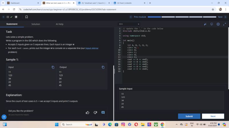 Pavan shukla on LinkedIn: #codechef #codingjourney #cplusplus # ... Pavan shukla on LinkedIn: #codechef #codingjourney #cplusplus # ...
